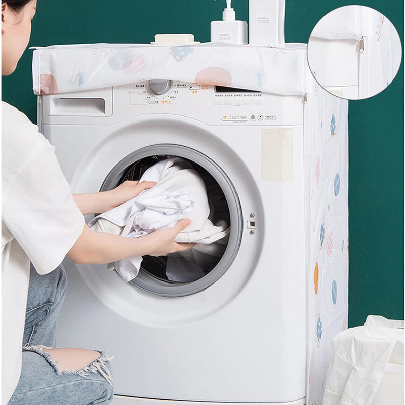 DustProof And WaterProof Washing Machine Cover (Multicolour Design ...